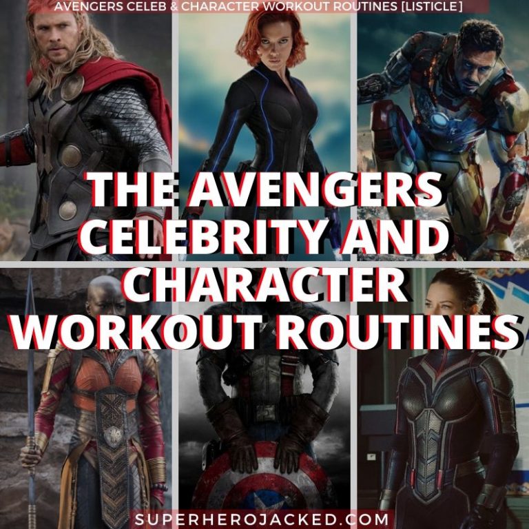 The Avengers Celebrity and Character Workouts [Listicle] – Superhero Jacked