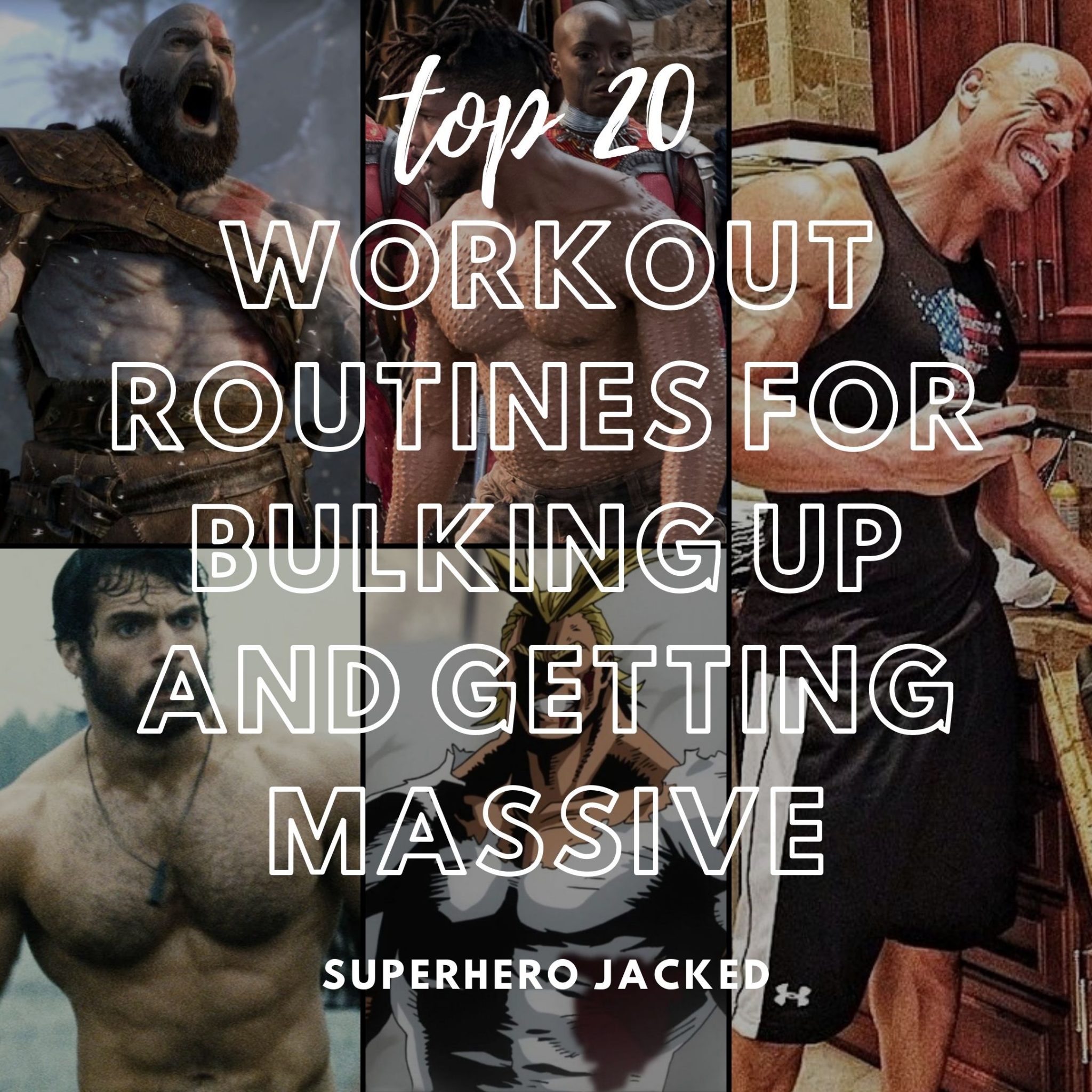 Top 20 Workout Routines for Bulking Up and Getting Massive