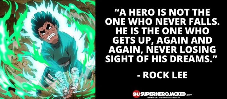 Top Ten Rock Lee Quotes: Best Rock Lee Motivational Quotes