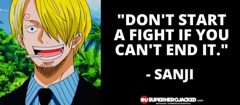 Top Ten Sanji Quotes: The Best Sanji Quotes! – Superhero Jacked